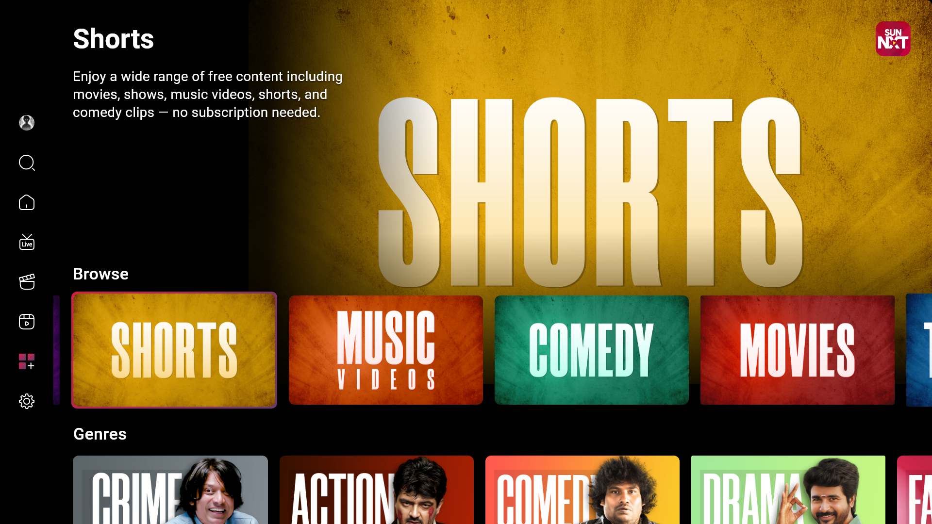 Sun NXT (Android TV) 5.0.82 APK Download by Sun TV Network Limited ...