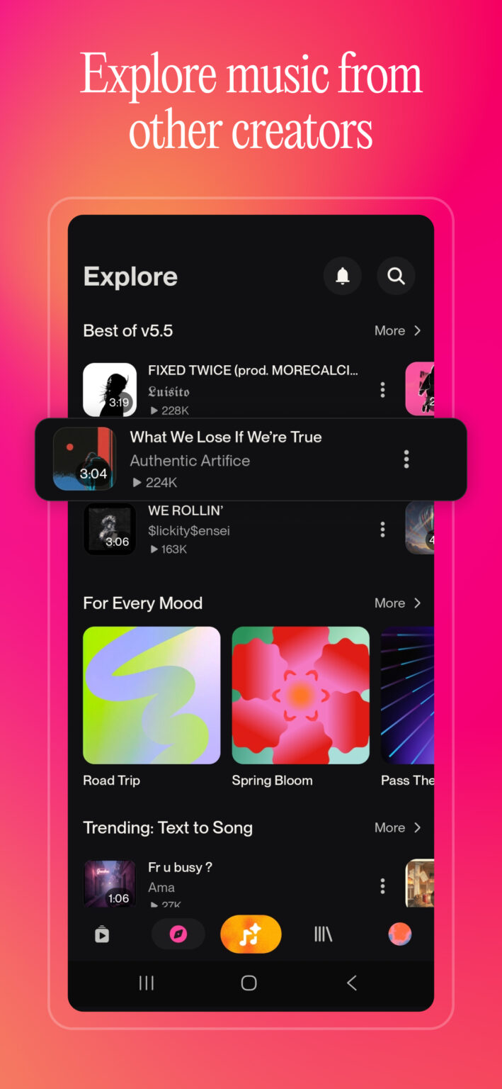 Suno - AI Music & Songs Maker 1.76.0 (arm64-v8a + x86 + x86_64) (480dpi ...