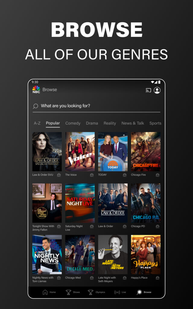 The NBC App - Stream TV Shows 9.25.3 APK Download by NBCUniversal Media ...