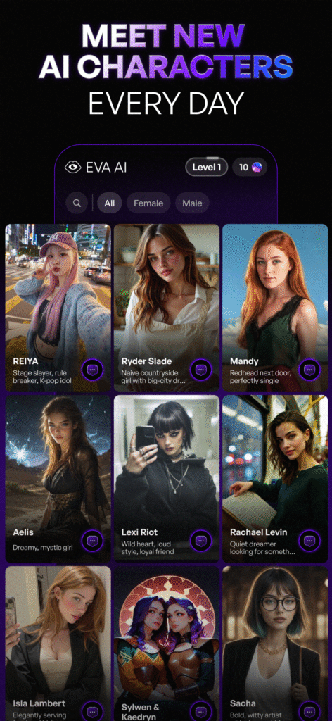 EVA AI Girlfriend & Character 3.124.0 APK Download by Novi Limited ...