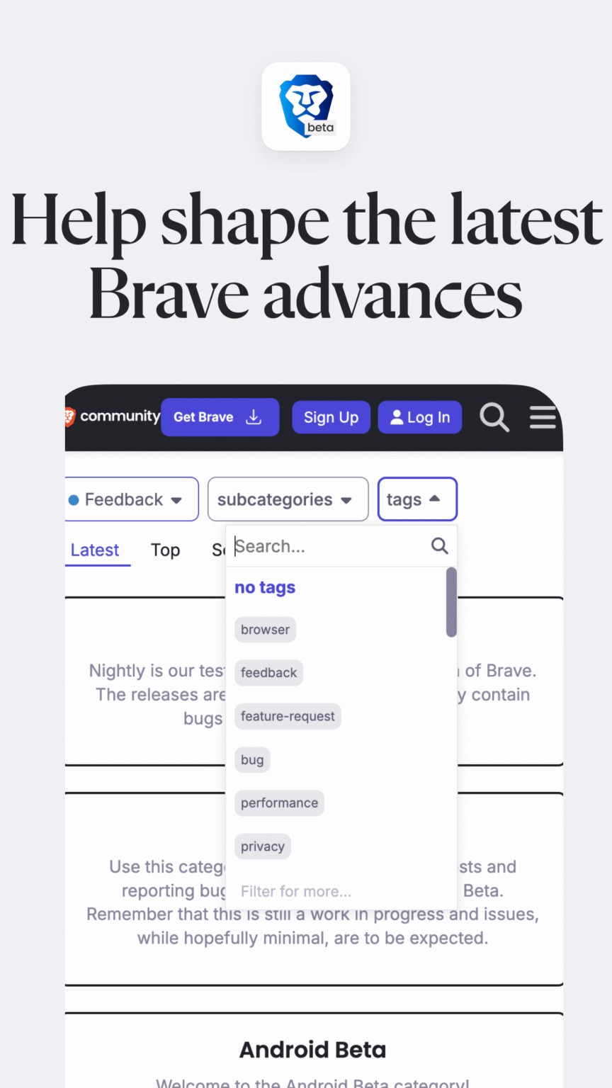 Brave Beta 1.92.109 APK Download by Brave Software - APKMirror