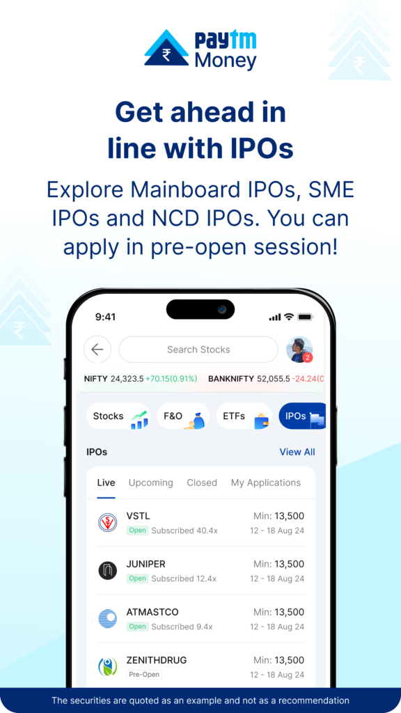 Paytm Money Stocks, MF, IPO 9.0.0925 APK Download by Paytm - One97 ...