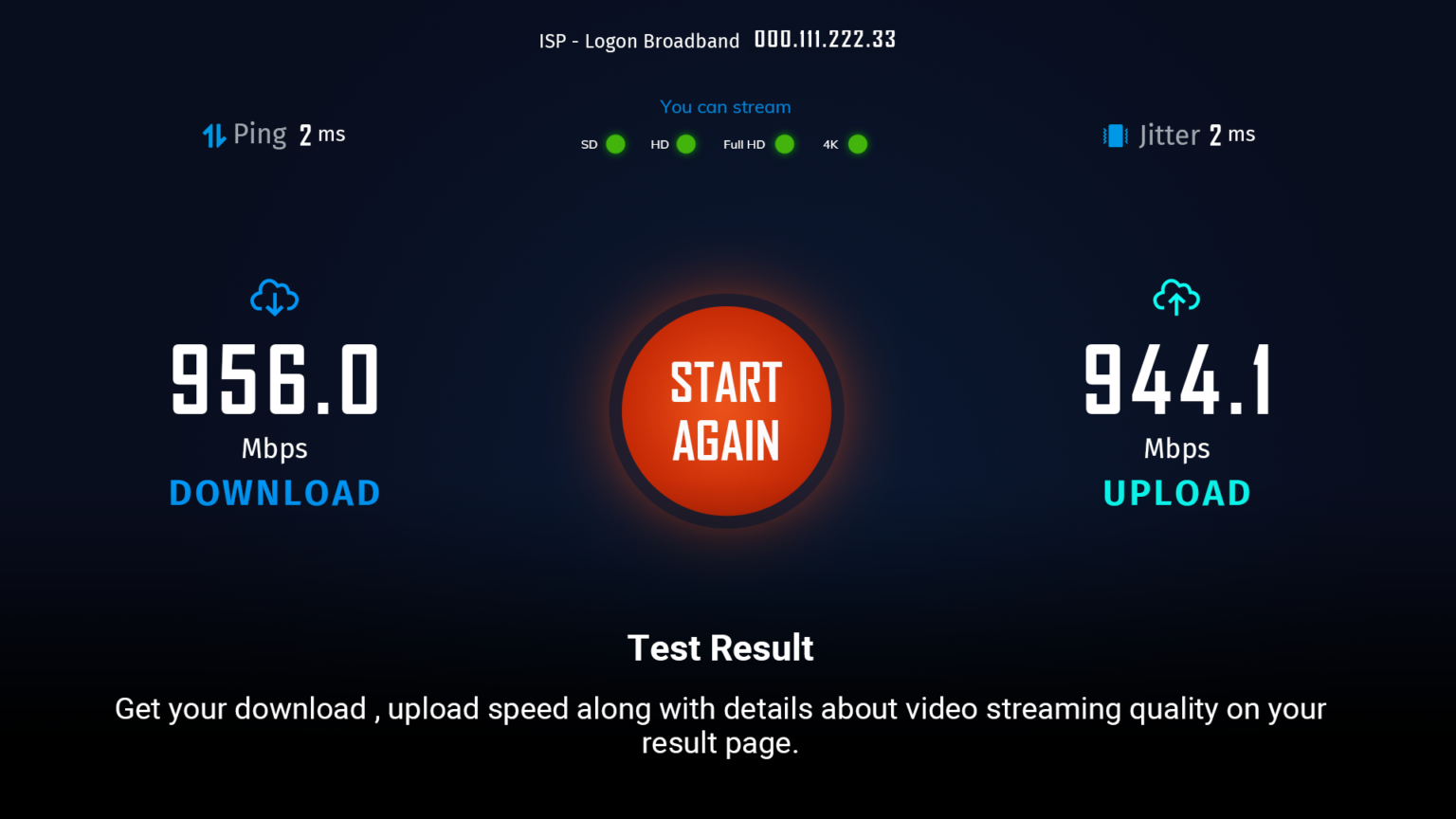 Internet Speed Test (Android TV) 1.25.10.27.3 APK Download by RedMango ...