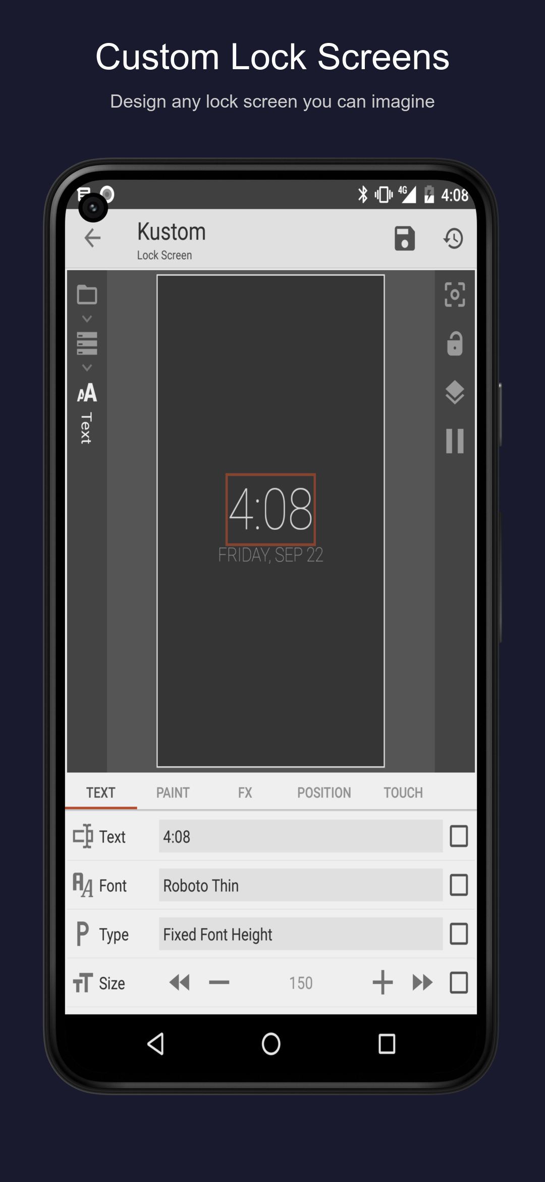 KLCK Kustom Lock Screen Maker 3.82b610318 (Early Access) APK Download ...