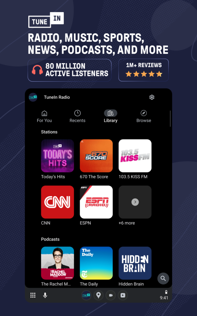 Download TuneIn Radio: Music & Sports APKs for Android - APKMirror