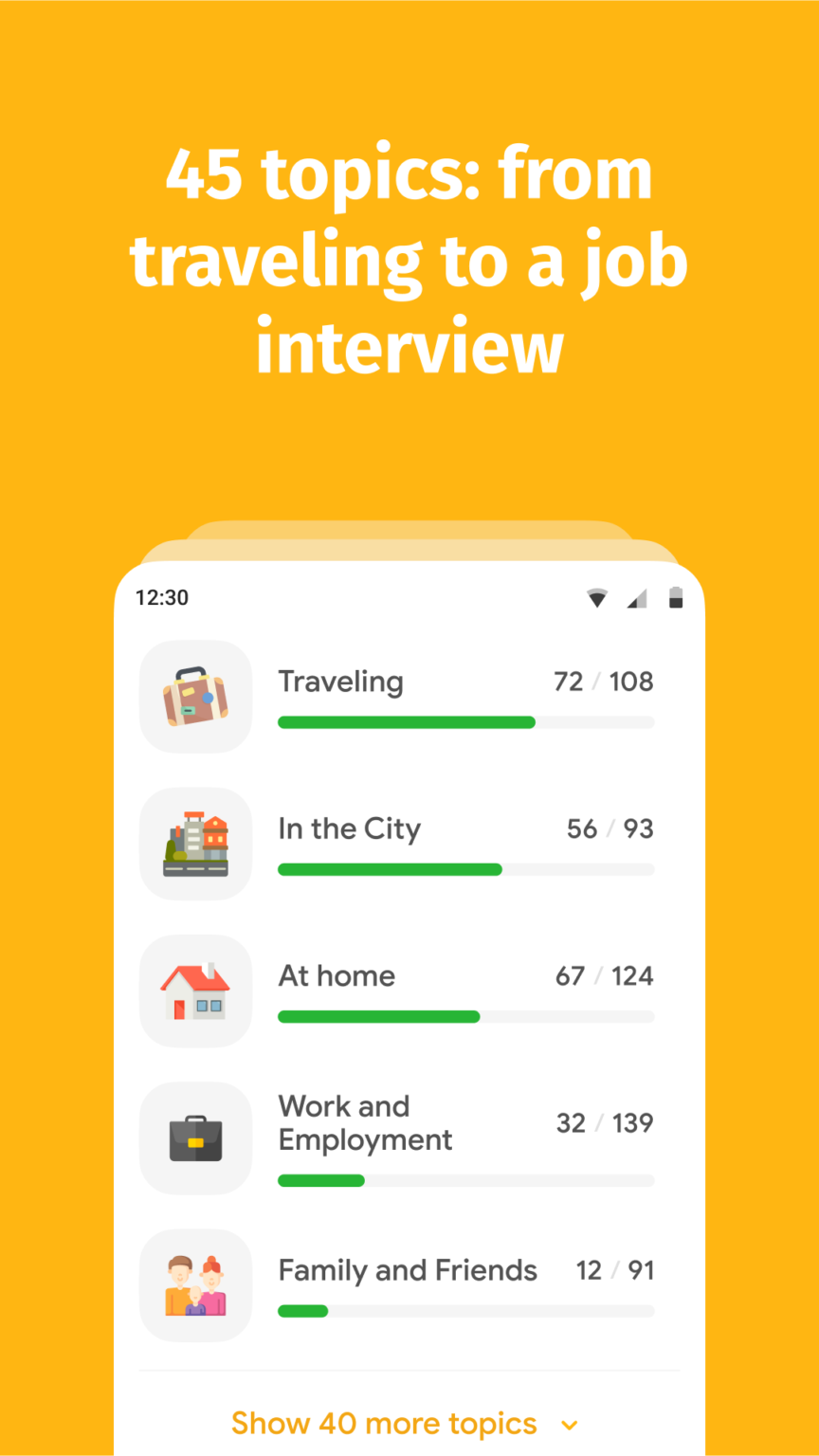 Bright – English for beginners 1.8.17 APK Download by Language Apps ...