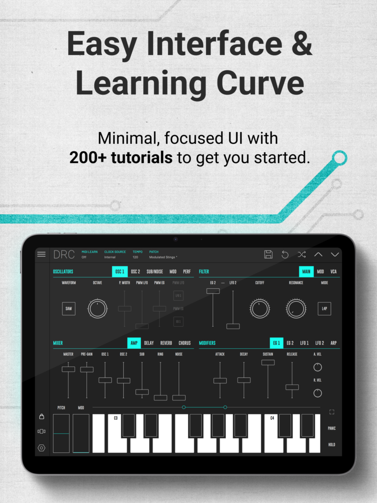 DRC - Polyphonic Synthesizer 2.14.2 (arm64-v8a + arm-v7a) (120-480dpi ...