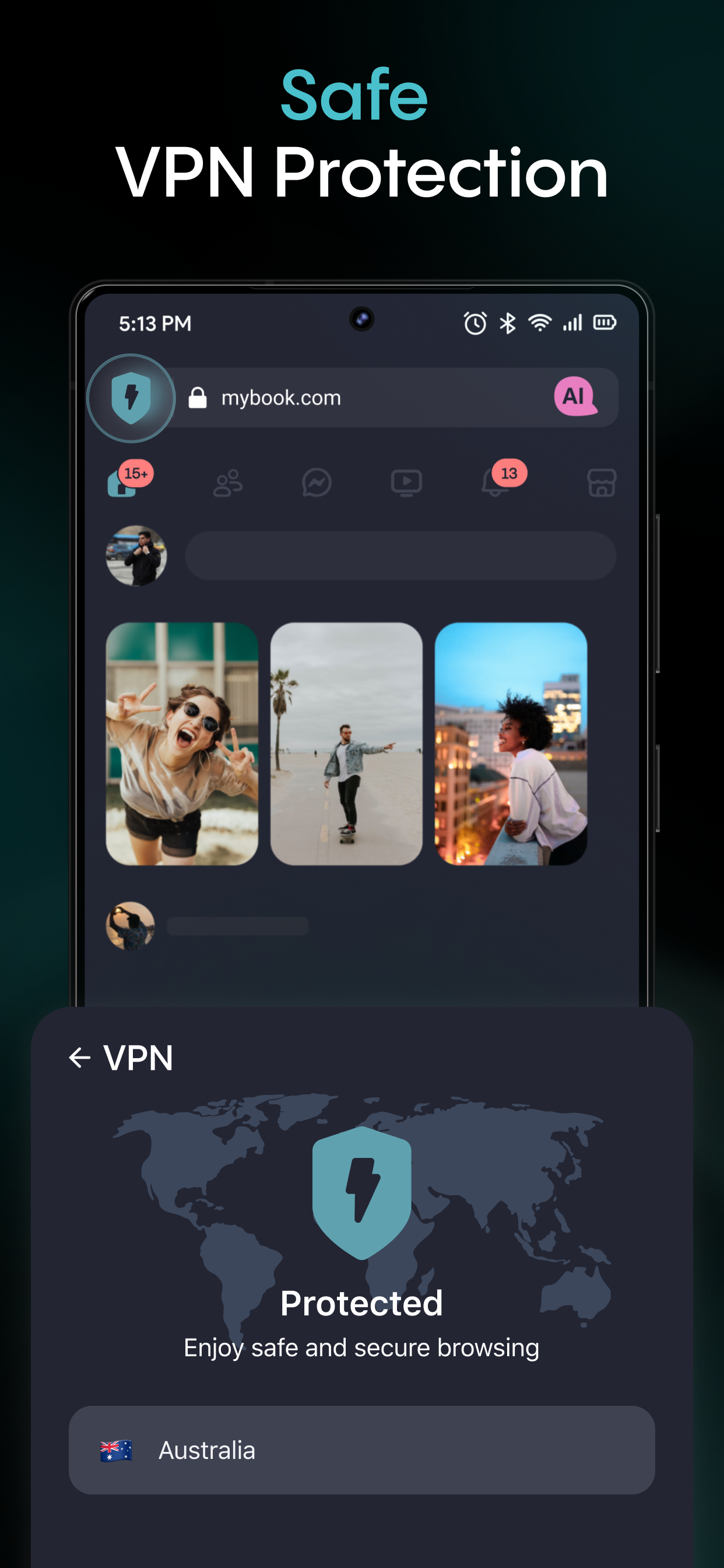 Aloha Browser - Private VPN 5.4.3 (arm64-v8a + arm-v7a) (nodpi ...