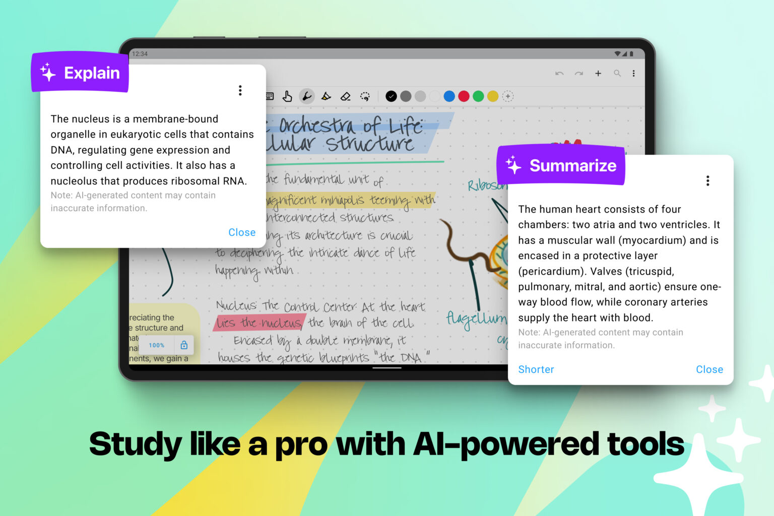 MyScript Notes: AI Note Taking 6.1.3 (x86) (nodpi) (Android 7.0+) APK ...