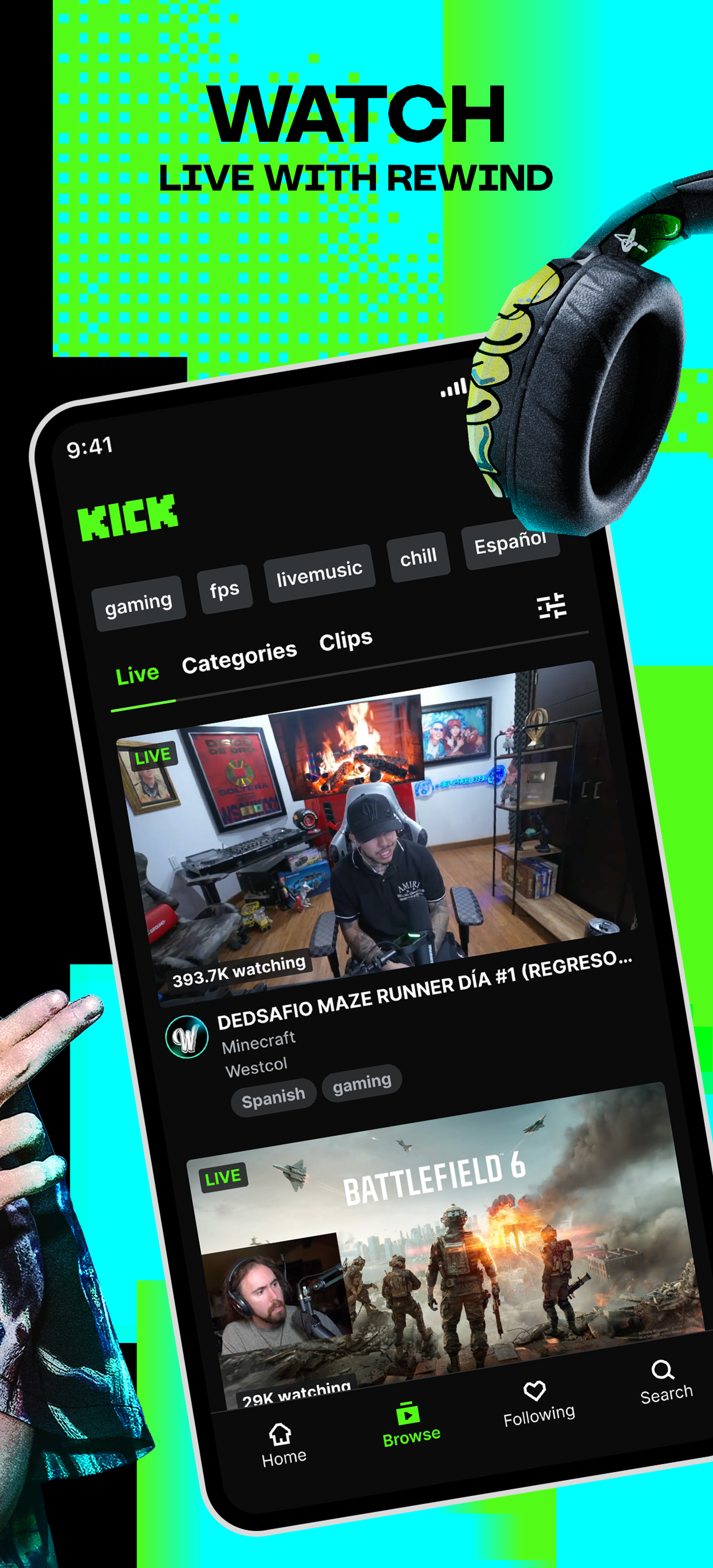 Kick: Live Streaming 40.5.0 APK Download by KICK - Live Streaming ...